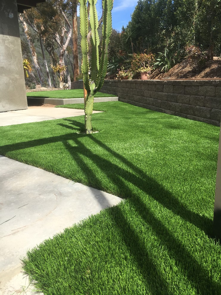 Laguna Beach Synthetic Turf Conversion - Modern - Landscape - Orange ...