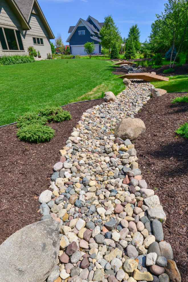 Lake Elmo Footbridges and Stone Design - Contemporary - Landscape ...