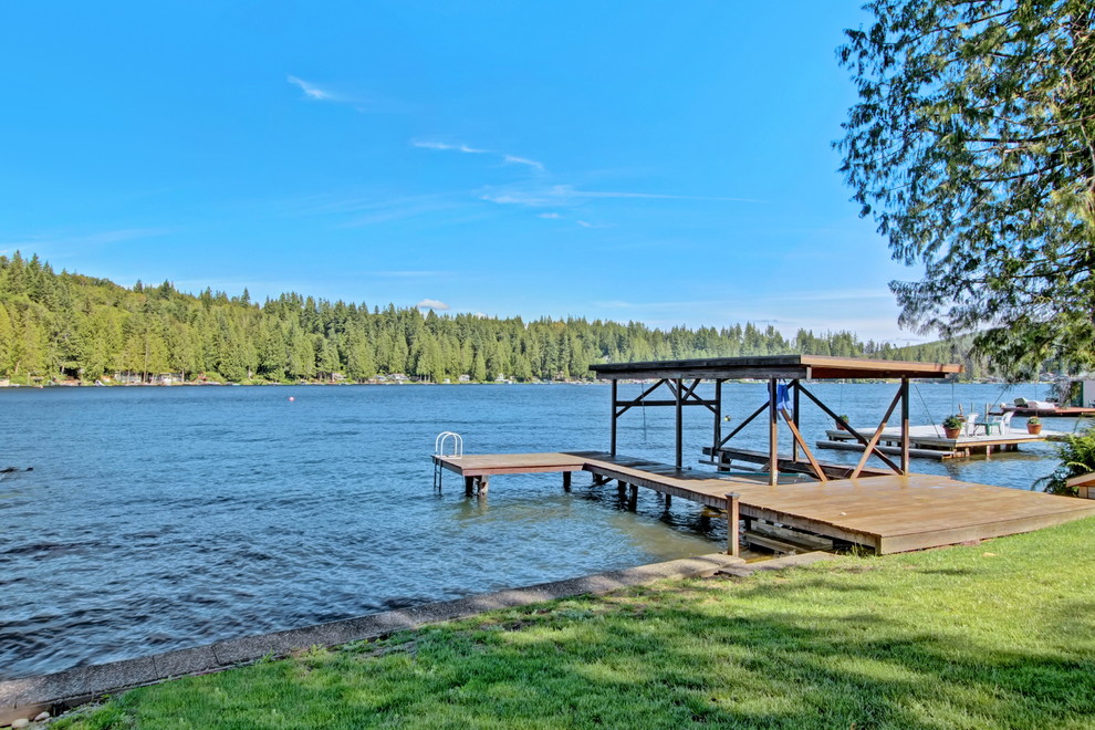 Lake Roesiger Custom Cabin - Landscape - Seattle - by LimeLite ...