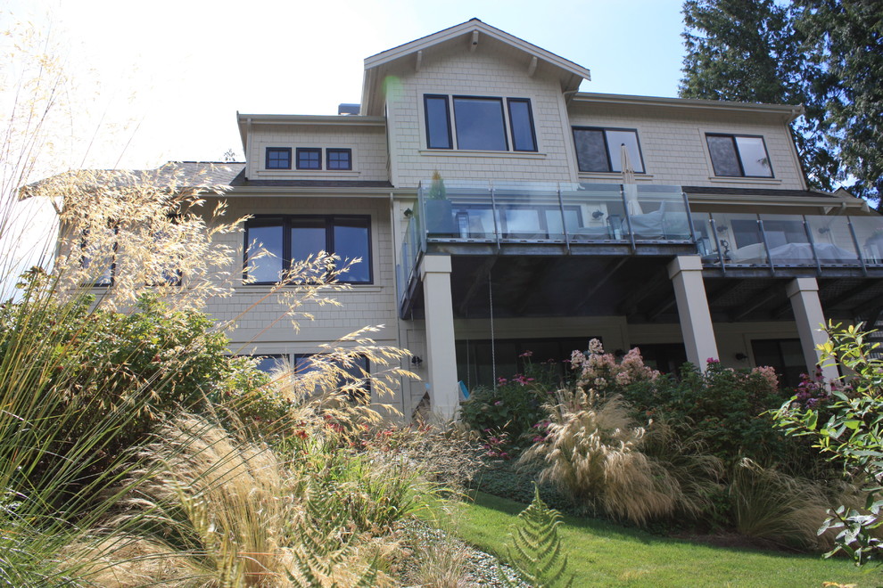 Lake Samish Home and Garden - Beach Style - Landscape - Seattle - by ...