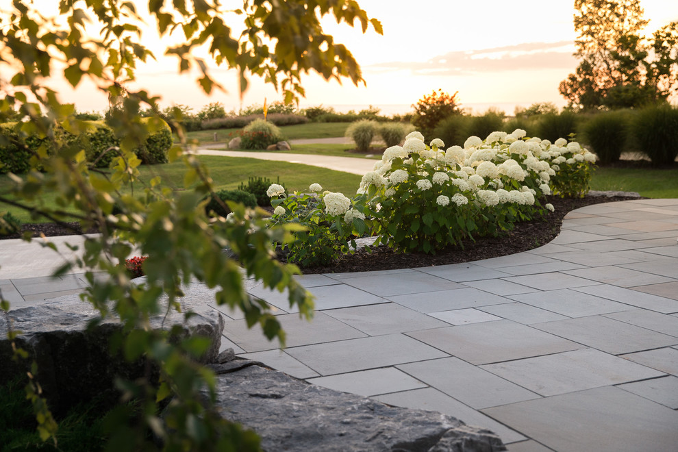 Lakefront Patio - Contemporary - Landscape - Grand Rapids - by Essex ...