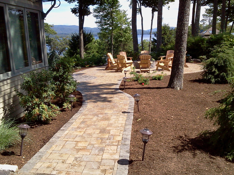 Lakefront patio - Traditional - Landscape - Boston - by Natures Elite ...