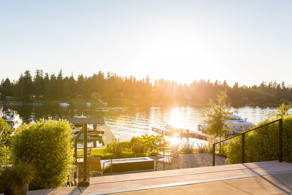 Lakefront Terrace, Yarrow Point - Modern - Landscape - Seattle - by SCJ ...