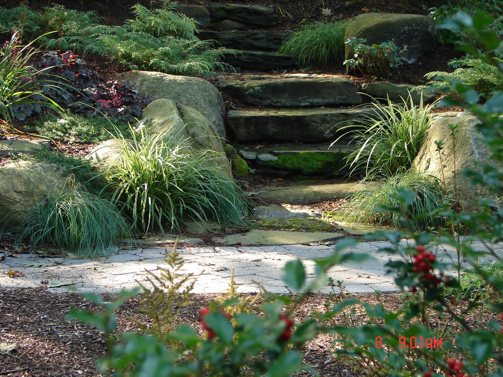 Woodland Steps Landscape Design Moultonborough, NH - Rustic - Landscape ...