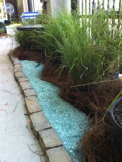 Landscape Recycled Glass - Tropical - Landscape - Charleston - by ...