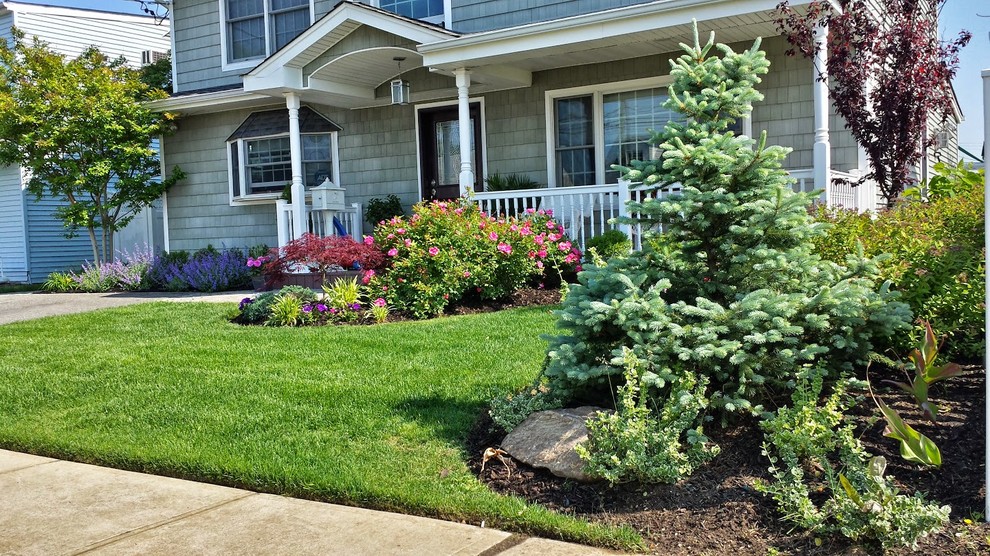 Landscaping Front yard Long Island - Traditional - Landscape - New York ...
