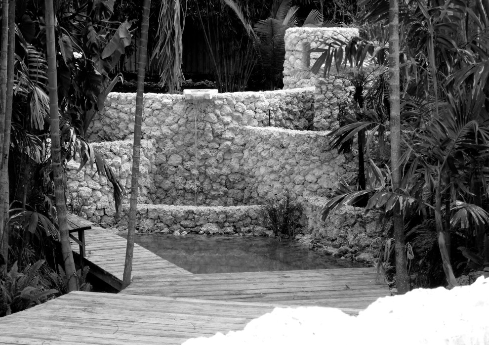 Landscaping with stone - Tropical - Landscape - Miami - by Matthew ...