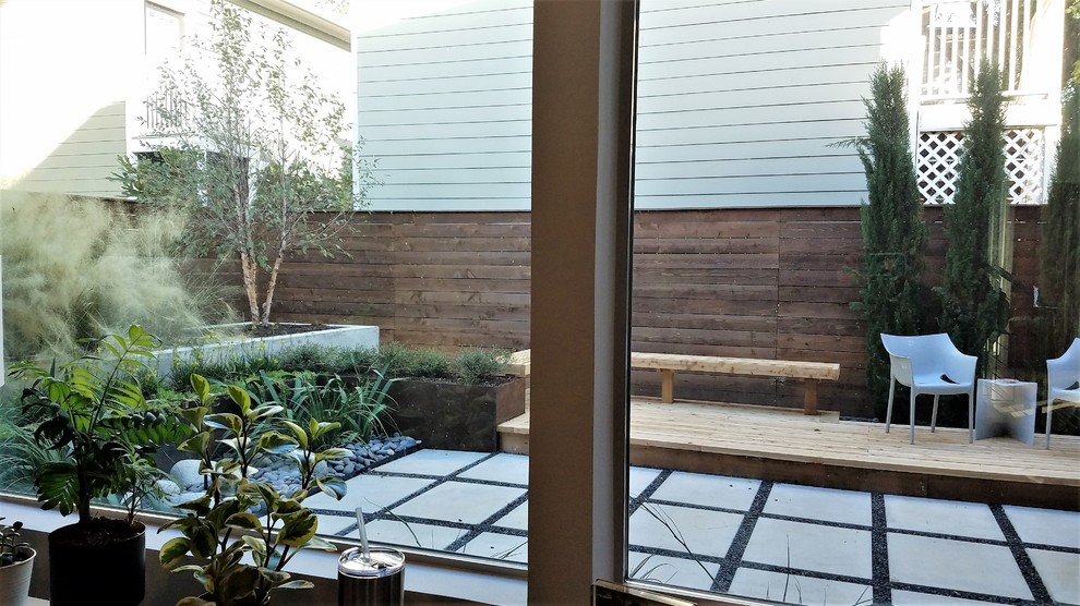 Layers, Tiers and Mix of Materials - Contemporary - Landscape - Houston ...