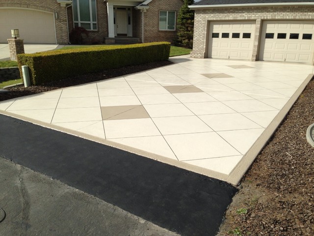 Leggari Custom Swirl Texture with Diamond Tile Pattern - Contemporary ...