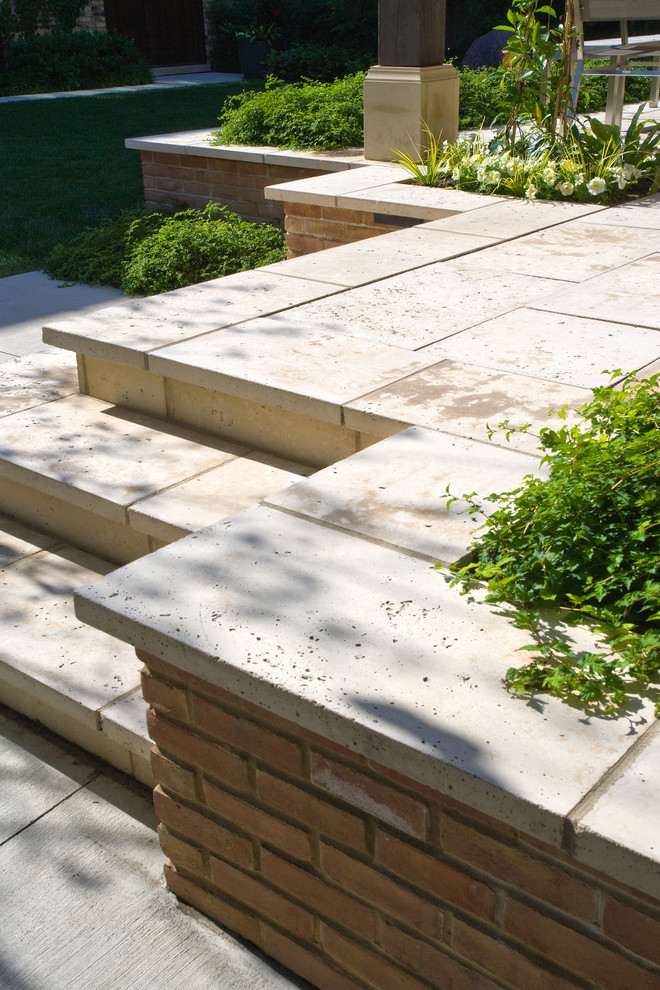 Limestone Steps - Contemporary - Landscape - Chicago - by Krugel ...