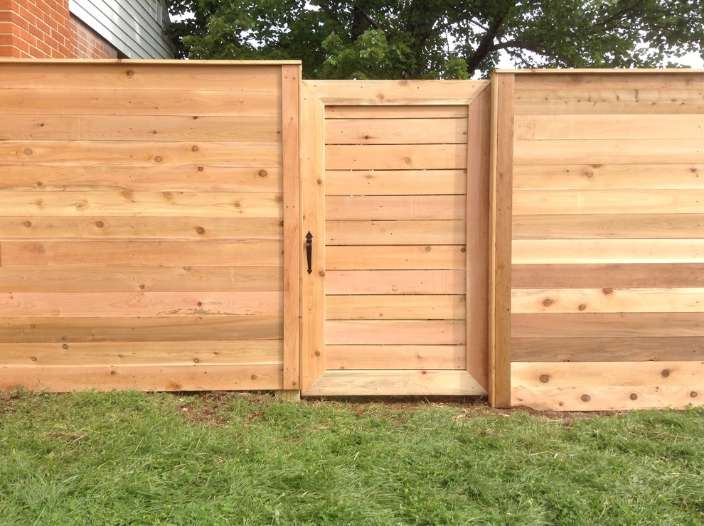Lions Fence Contemporary Privacy Fences - Contemporary - Landscape - DC ...