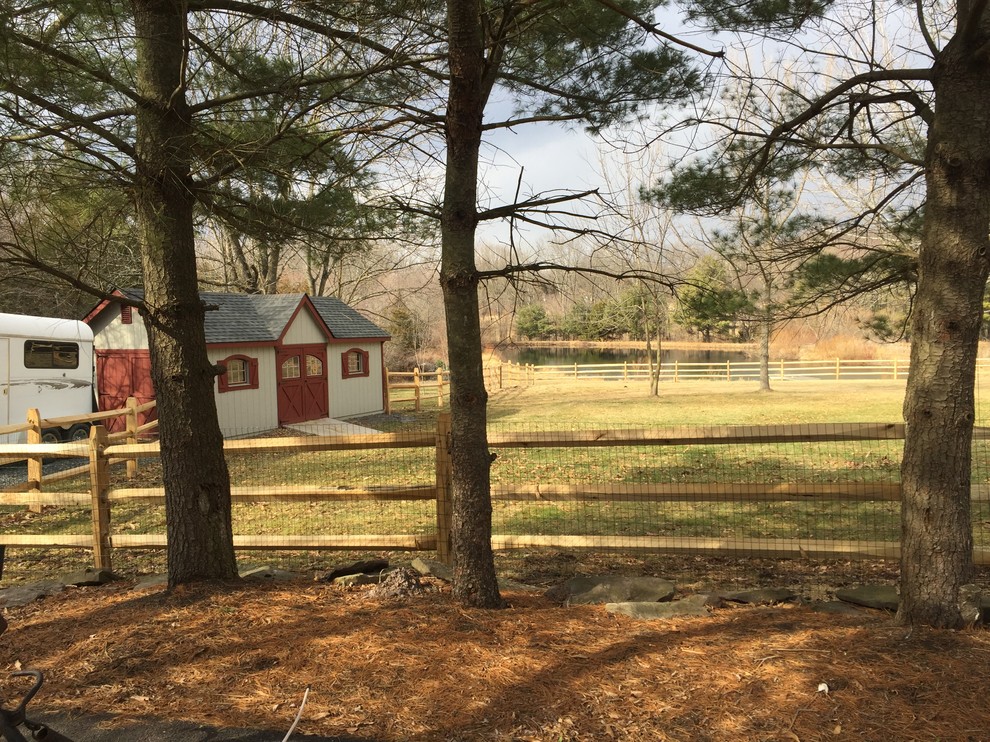 Locust Split Rail Fencing - Farmhouse - Landscape - Philadelphia - by ...