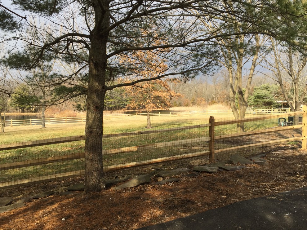 Locust Split Rail Fencing - Farmhouse - Landscape - Philadelphia - by ...