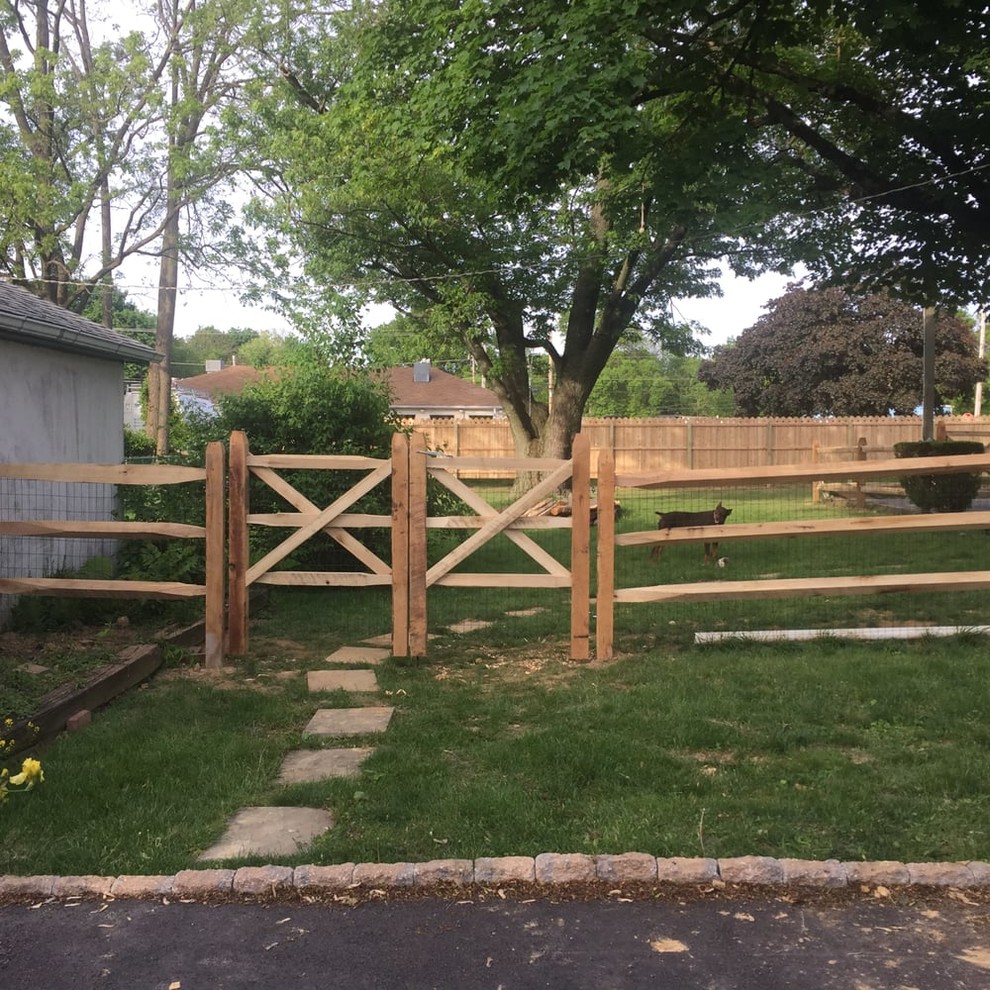 Locust Split Rail Fencing - Farmhouse - Landscape - Philadelphia - by ...