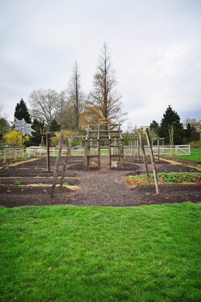 Longwood Gardens Vegetable Garden - Traditional - Landscape ...