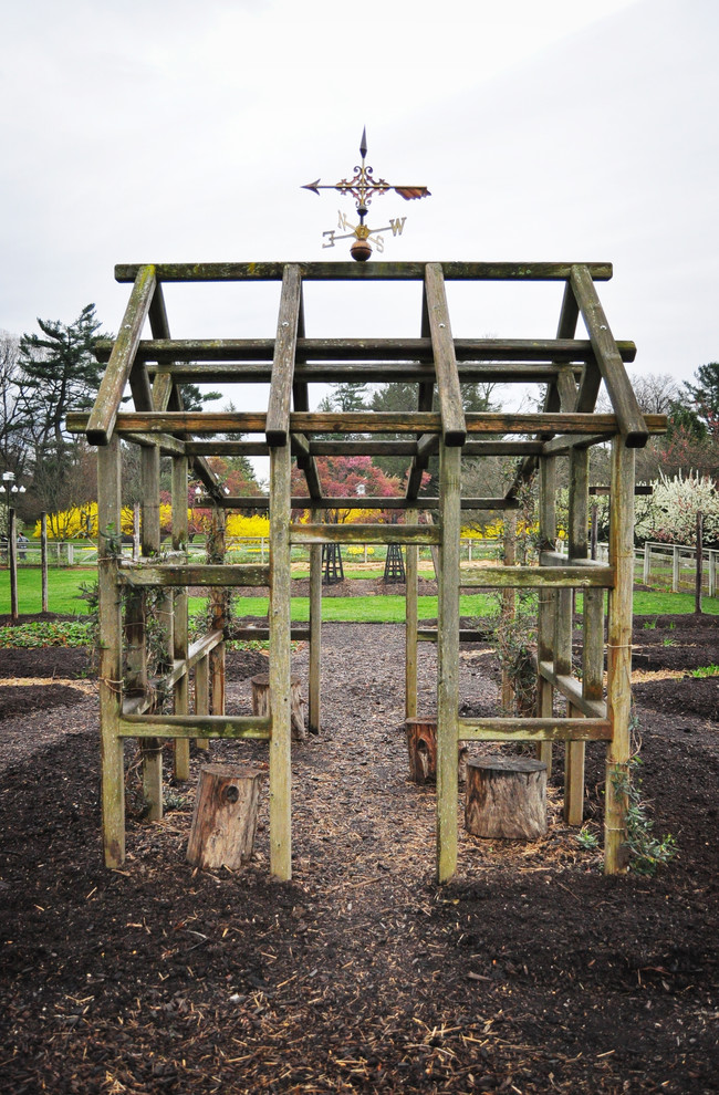 Longwood Gardens Vegetable Garden - Traditional - Landscape ...