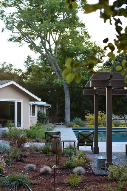 Los Altos Landscape Garden Design - Green Patio - Contemporary - Garden ...