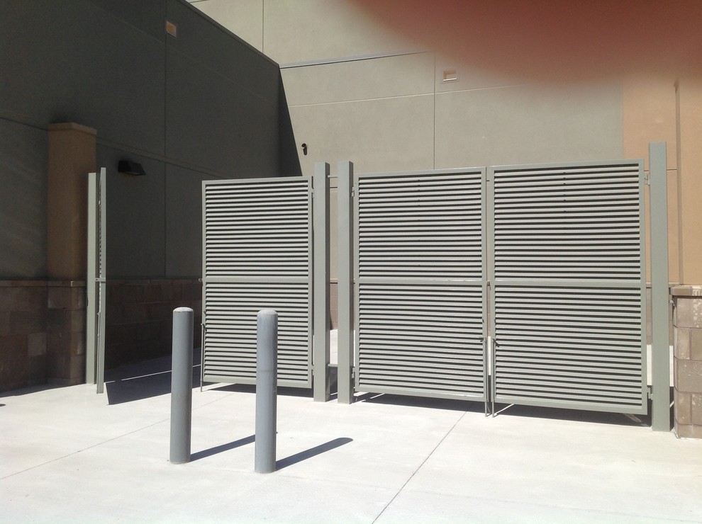 Louvered Gates - Traditional - Landscape - Salt Lake City - by ...