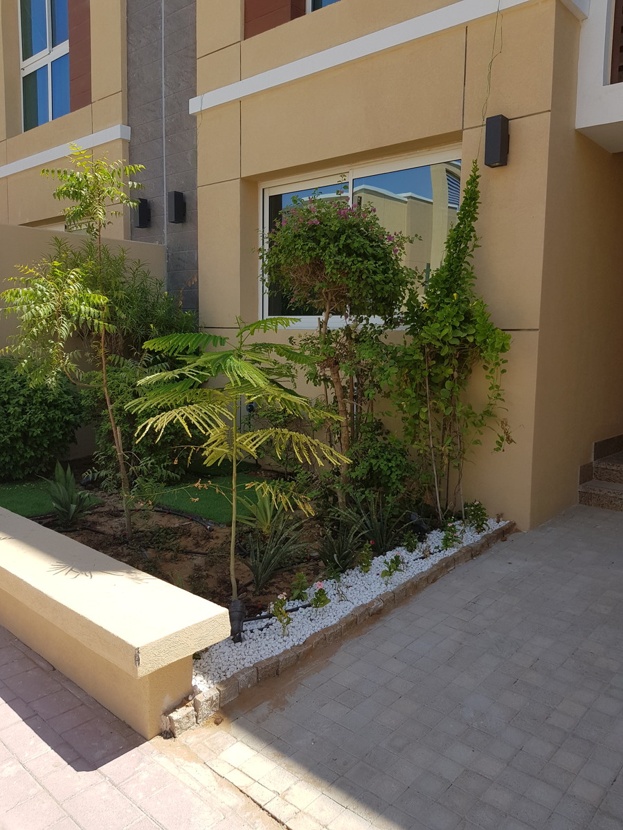 Lovely simple garden with waterfall - Modern - Landscape - Other - by ...