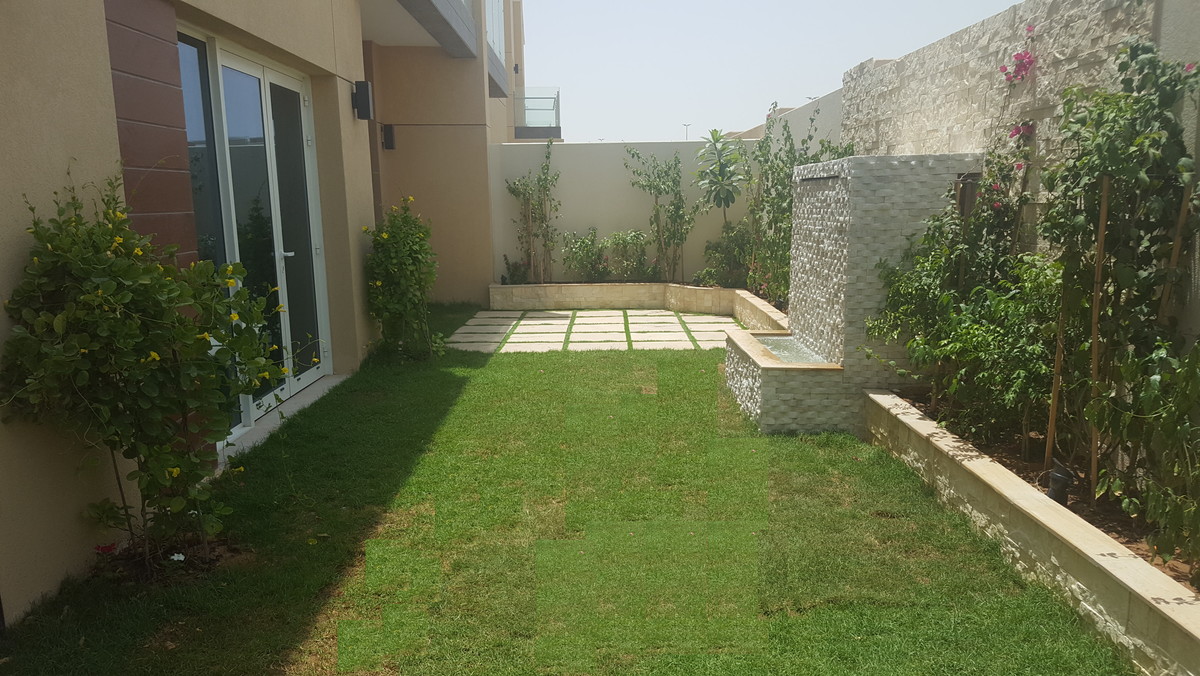 Lovely simple garden with waterfall - Modern - Landscape - Other - by ...