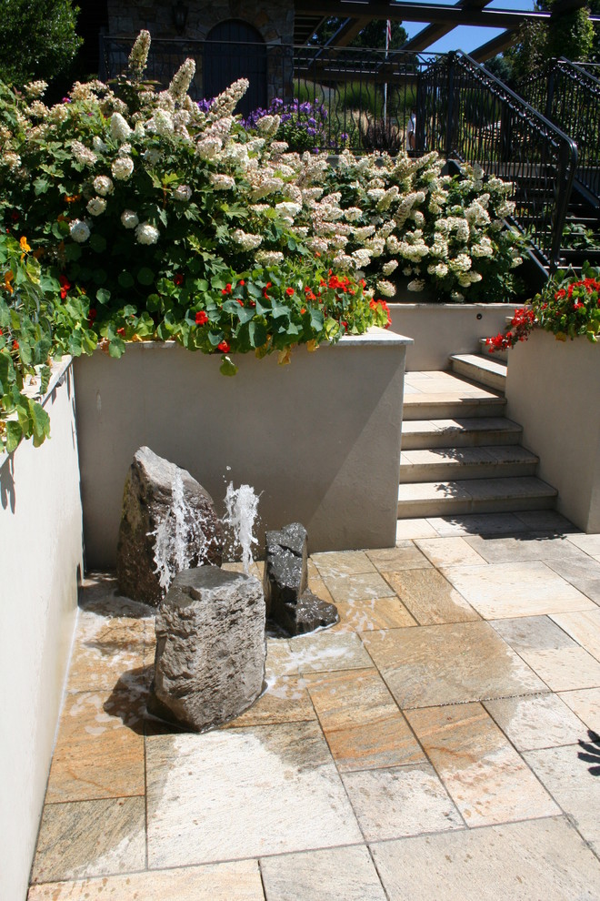 Lower Terrace water feature - Modern - Garten - Seattle - von Private ...
