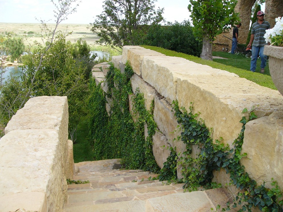 Lueders Landscape - quarry block - Rustic - Landscape - Dallas - by ...