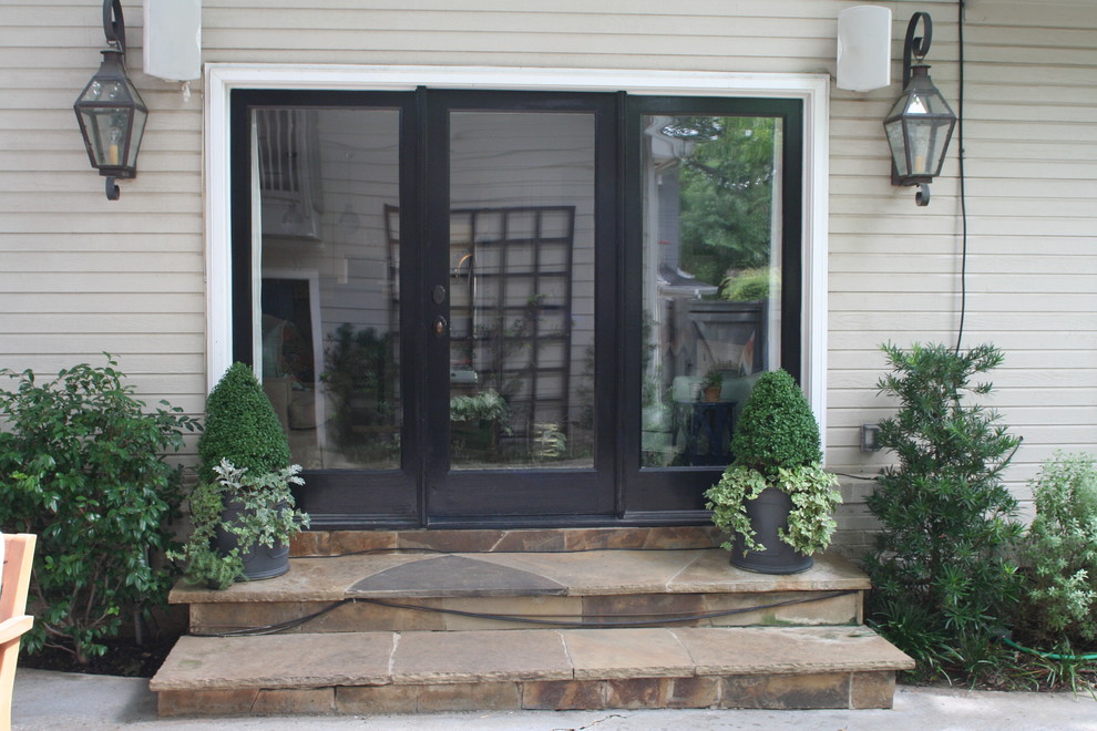 Lush Backyard Landscape with Pool - Transitional - Landscape - Dallas ...