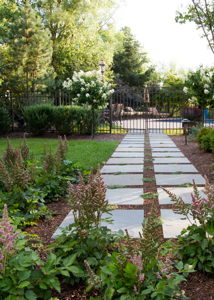 Luxurious Backyard Entertaining Space - Traditional - Landscape ...