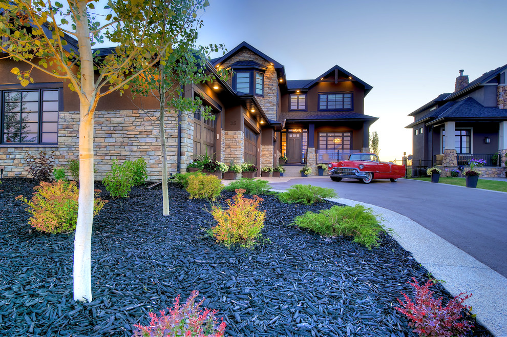 Lynx Ridge Luxury - Traditional - Landscape - Calgary - by VisionScapes ...