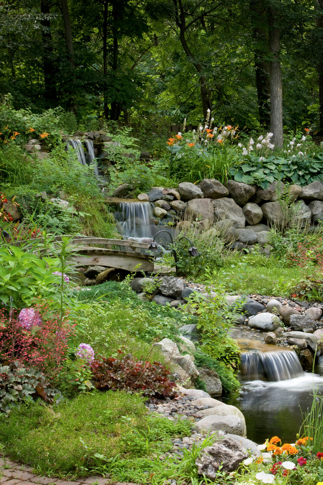 Man-Made Stream but Naturalized - Rustic - Landscape - Minneapolis - by ...