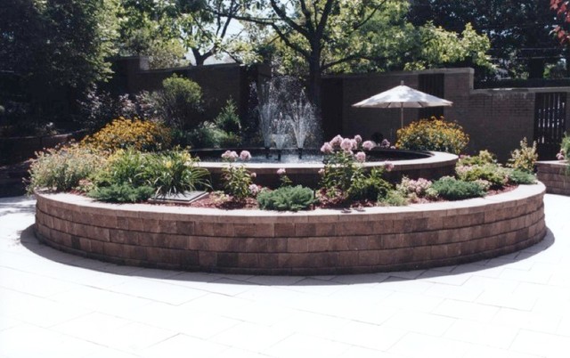 Masonry Designs of Patios, Waterfalls, Walkways & Porches - Traditional ...