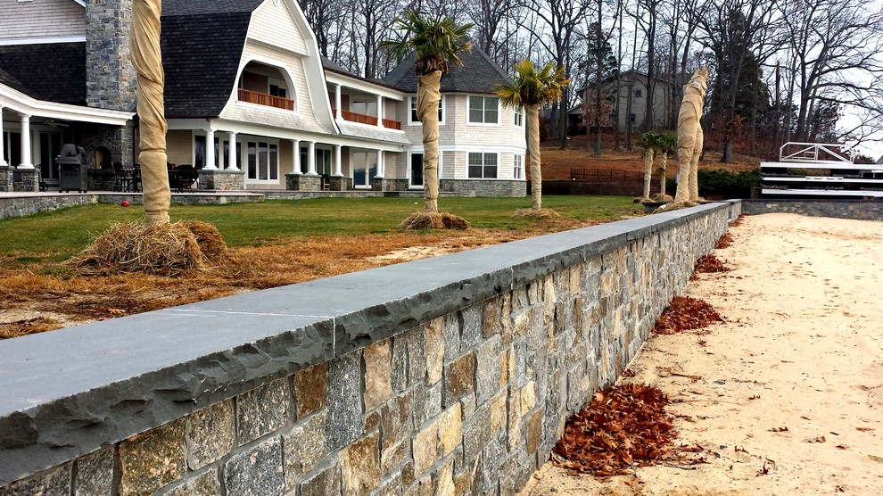 MASONRY WALLS - Traditional - Landscape - New York - by Castro ...