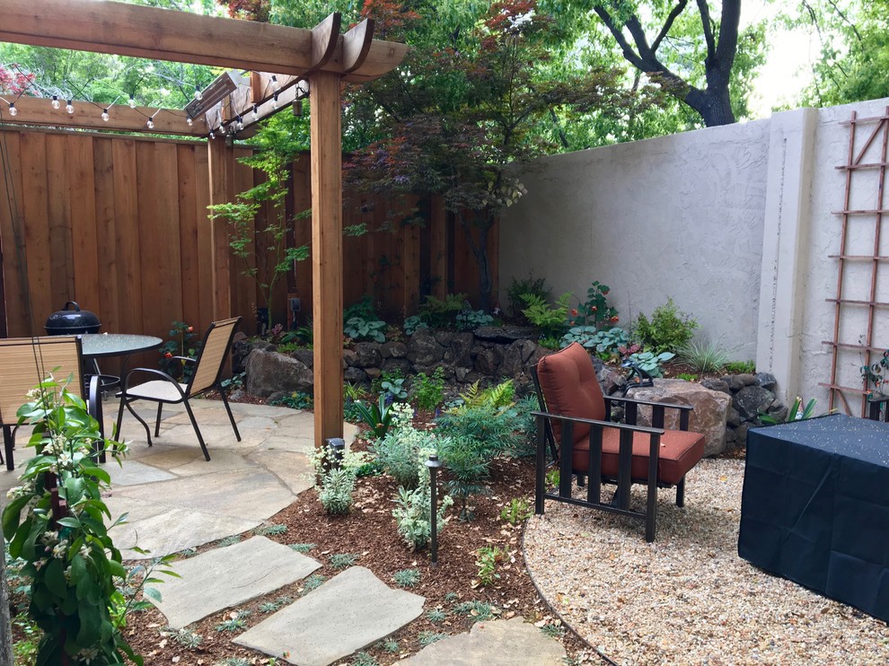 Maximum Utilization for a Townhouse Yard - Eclectic - Landscape - San ...