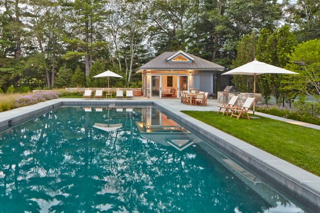 Meadow Lark Pool and Patio - Contemporary - Pool - Boston - by R. P ...