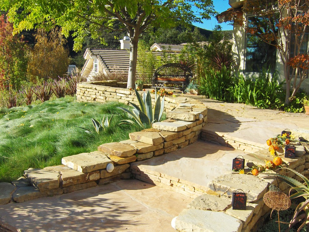 Mediterranean Garden - Rustic - Landscape - Los Angeles - by Hawkeye ...