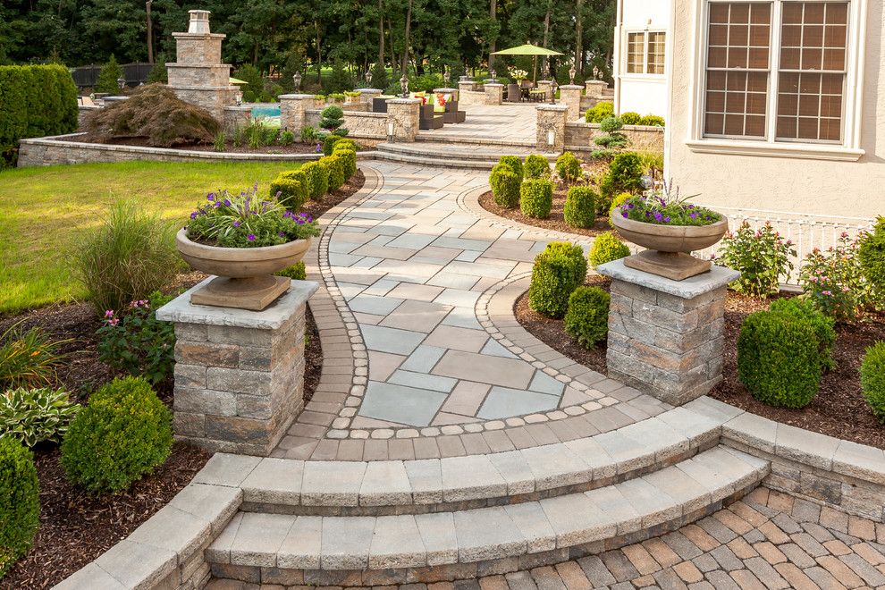 Mediterranean Style Walkway - Mediterranean - Landscape - Other | Houzz