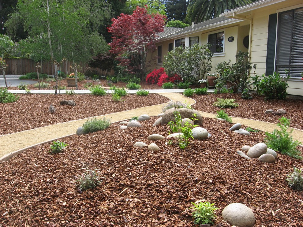 Menlo Park Lawn Replacement - Traditional - Landscape - San Francisco ...