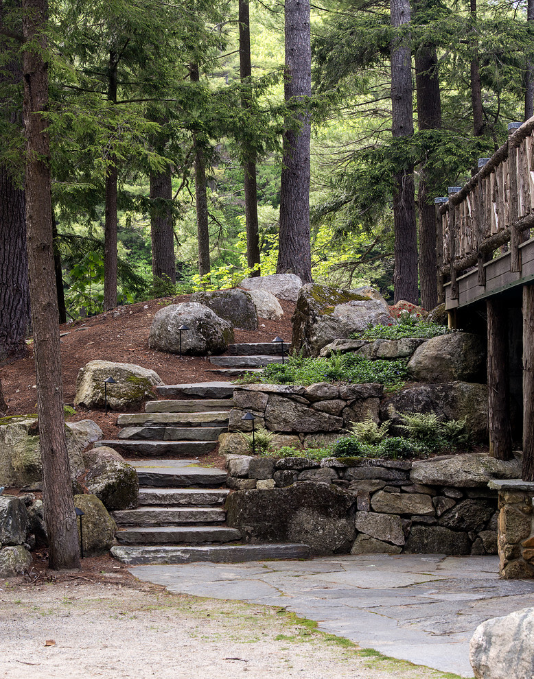 Merrimack County Lake Home - Rustic - Landscape - Burlington - by db ...