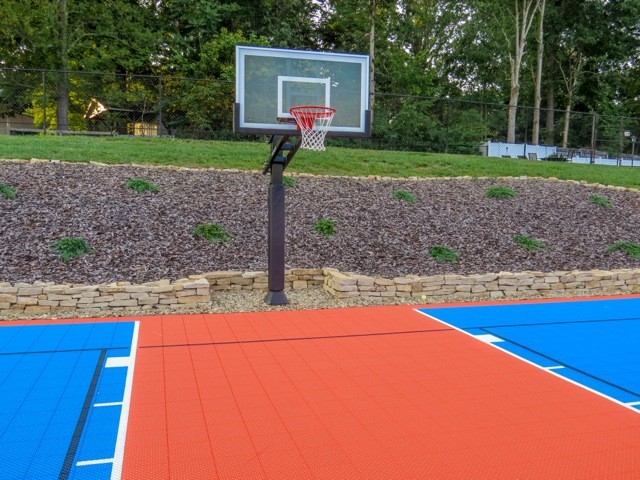 michael p's Pro Dunk Gold Basketball System on a 30x60 in Kingsport, TN ...
