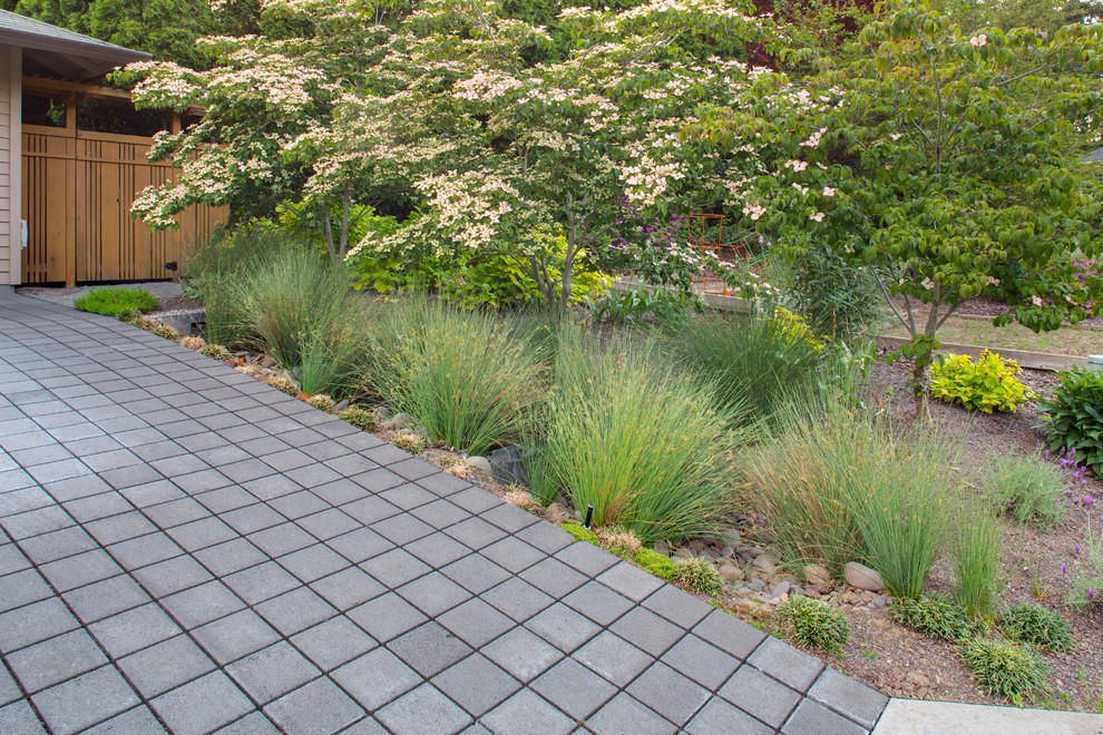 Mid Century Backyard Renovation - Raleigh Hills, OR - Modern ...