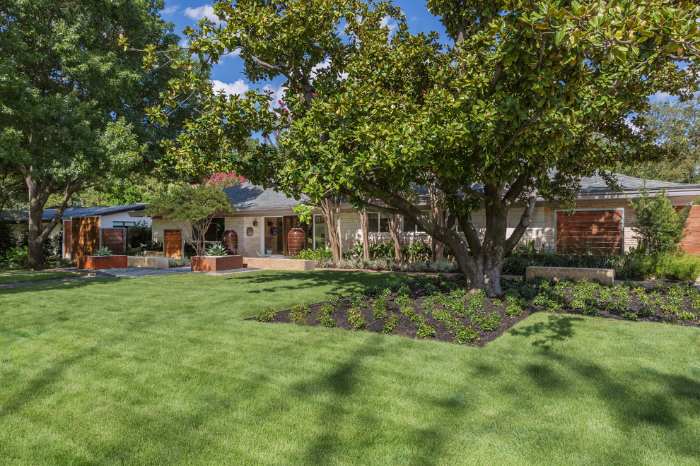 Mid Century Modern Front Landscape - Modern - Landscape - Dallas - by ...