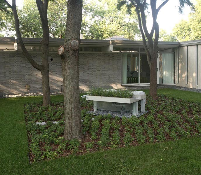 Mid Century Modern Garden - Retro - Jardín - Minneapolis - de Sarah ...