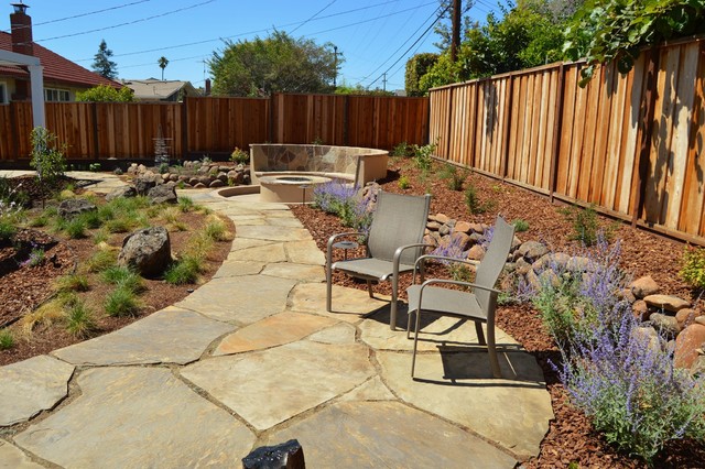 Mid-Century Modern meets Native Net Zero - Estilo Craftsman - Jardín ...