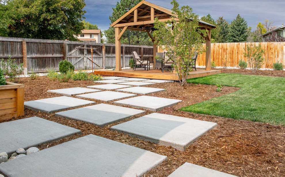 Mid-Century Modern Steppers - Landscape - Denver - by Laurel Landscapes ...