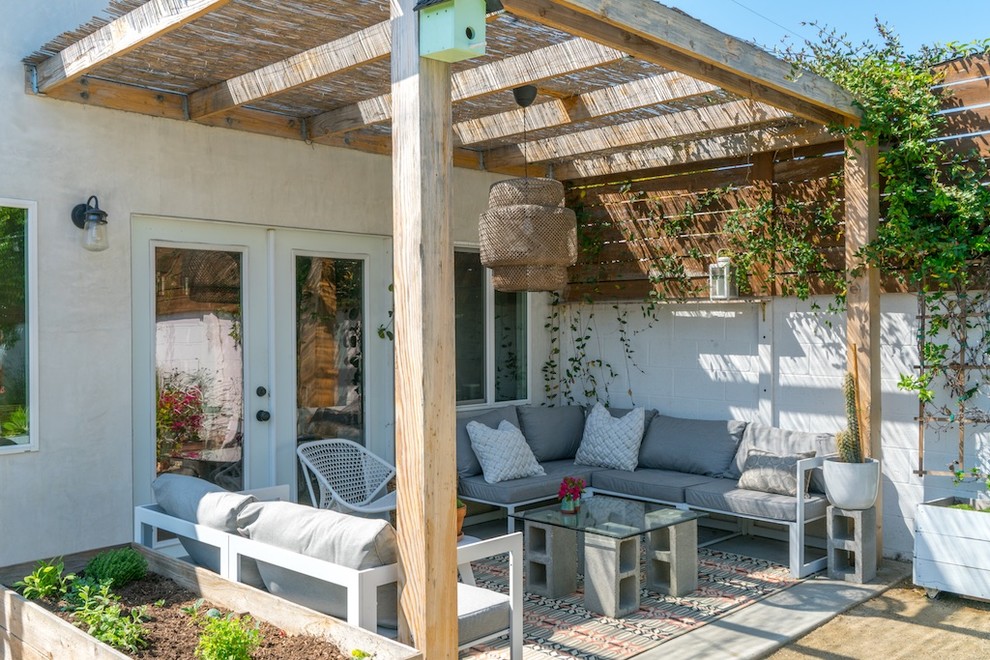 Mid-City Yard Made for Living - Transitional - Landscape - Los Angeles ...