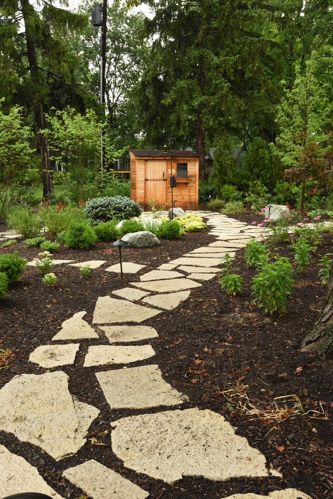 Midwest Outdoor Living in a Bird Lover's Backyard - Traditional ...