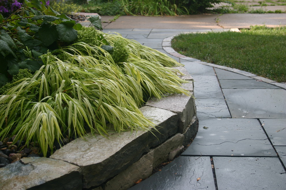 Minneapolis bluestone walkway - Contemporary - Landscape - Minneapolis ...