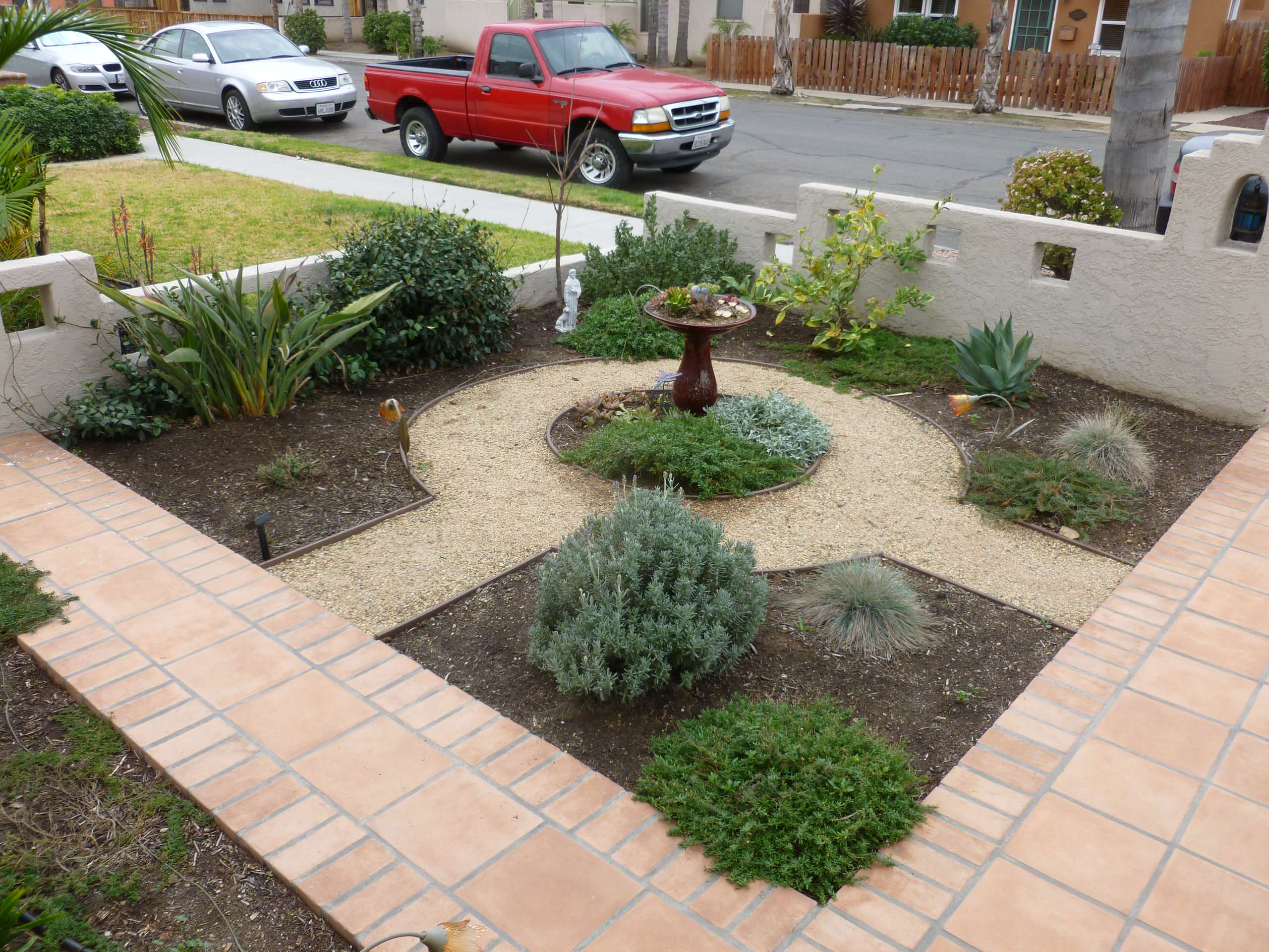 Zero Scape Front Corner Landscape Xeriscape Is Not Zero Scape