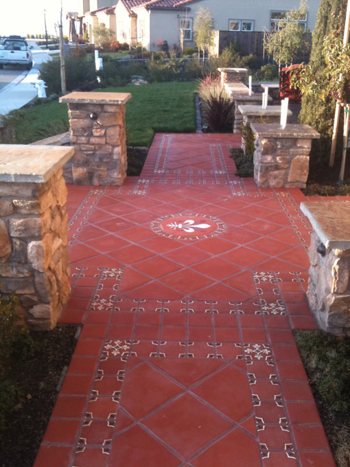 Mission California House High Fire Spanish Pavers - Mediterranean ...