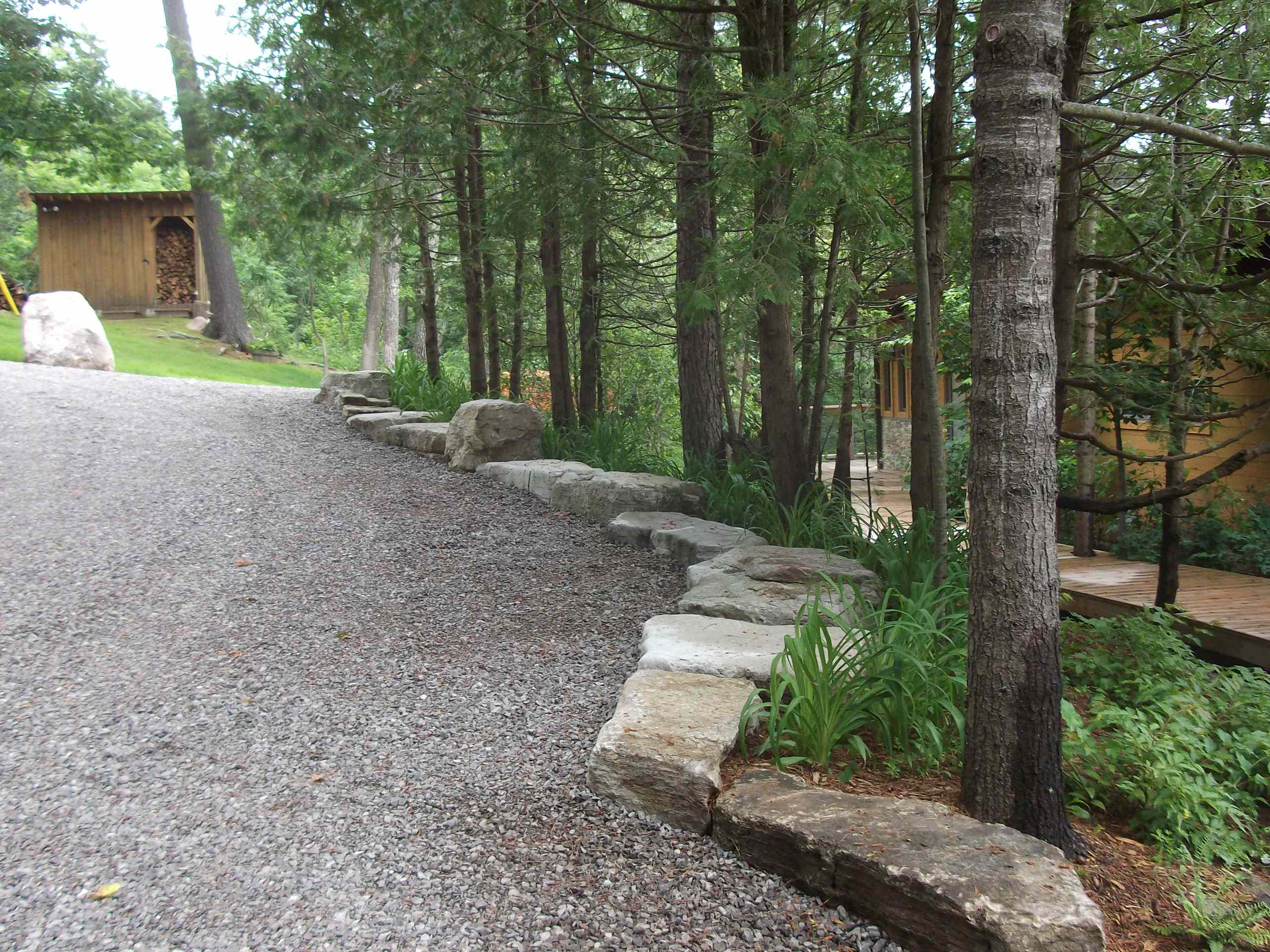 Rustic Gravel Driveway 60 Gravel Driveway Ideas